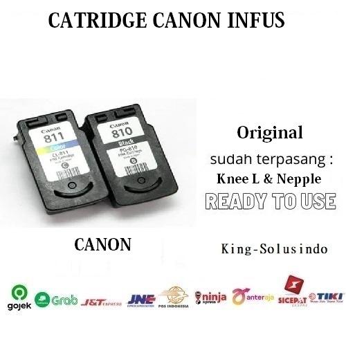 Jual Catridge Canon PG 811 Warna Color Original BEKAS Modif Lubang ...