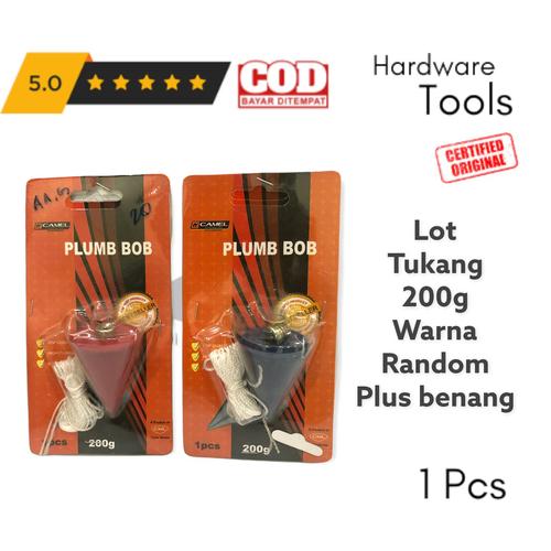 Jual Lot Tukang Kerucut CAMEL Bandul Pemberat Plumb bob timbangan Lotan ...