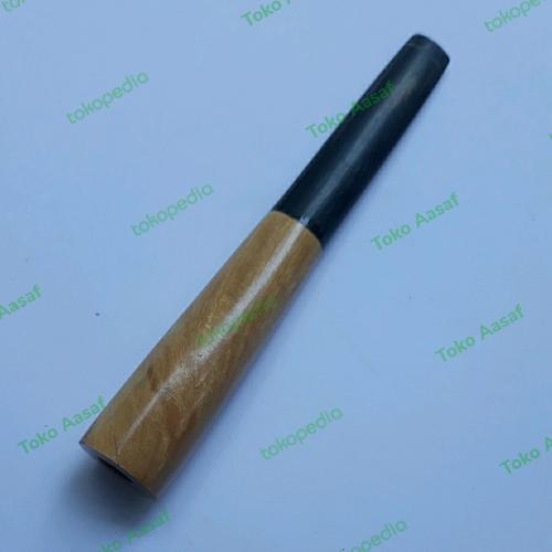 Jual pipa rokok bahan tanduk kombinasi kayu lurus - Kab. Magelang ...