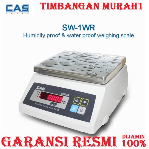 Jual timbangan digital water proof CAS Weighing SW-1WR Cap 20KG - Kota ...