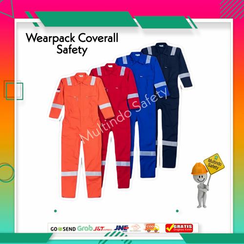 Jual Wearpack Safety Coverall Kerja Ameriacan Drill Promo - Biru ...