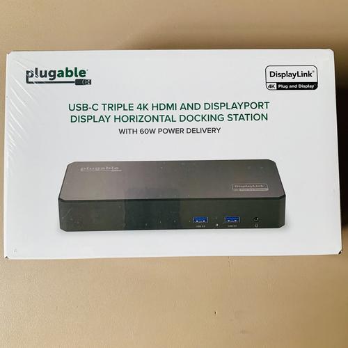 Jual Plugable UD-6950PDZ Triple 4K Display Hub Dock Displaylink Macbook ...