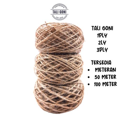 Jual Tali Goni tali rami kecil 2ply 1,5mm sd 2mm - 100 meter - Kota ...