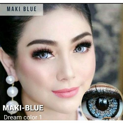 Jual SOFTLENS MAKI BLUE / BIRU DREAMCOLOR MADE IN KOREA Eye Soflen ...