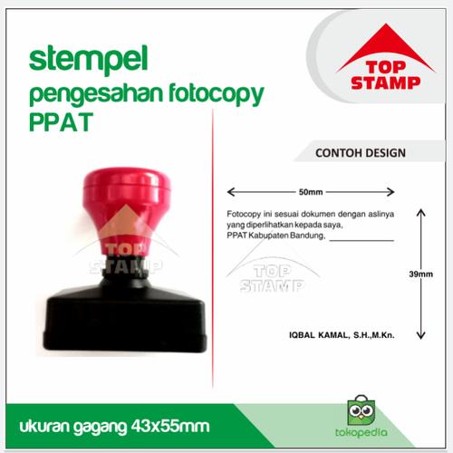Jual STEMPEL PENGESAHAN FOTOCOPY sesuai aslinya - Kota Bandung - TOP ...