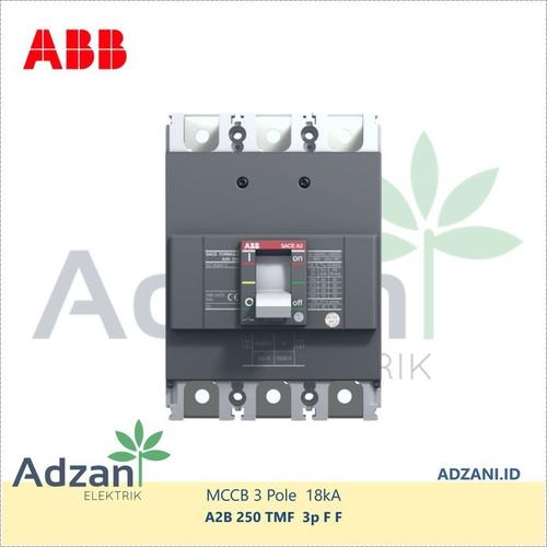 Jual ABB MCCB 3P 18kA A2B 250 TMF Breaker Formula 125A 160A 200A 250A ...