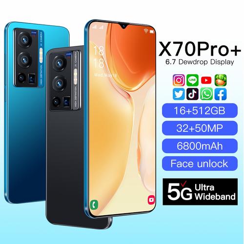 Jual Handphone X70 Pro+ 6.7inch 5G - Biru - Jakarta Timur - meysha ...