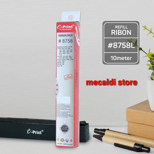 Jual Refill Pita eprint #8758 Ribbon pack cartridge Epson LX300 LX310 ...