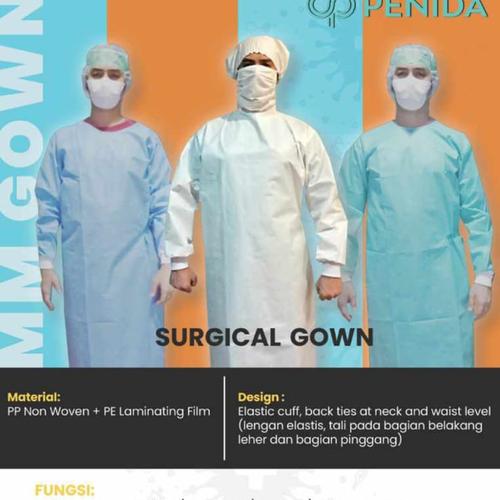 Jual Apd baju operasi dokter surgical gown seragam bedah medis - gown ...