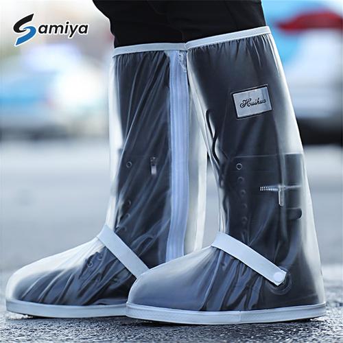 Jual Pelindung sepatu hujan waterproof / cover sepatu hujan transparan ...