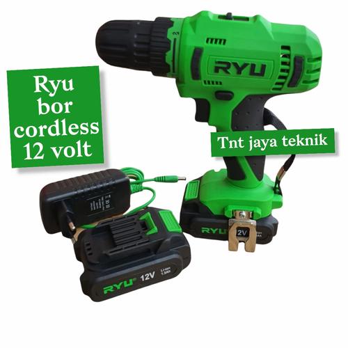 Jual MESIN BOR CORDLESS RYU RCD12V / MESIN BOR BATERAI RYU 12 VOLT RCD ...