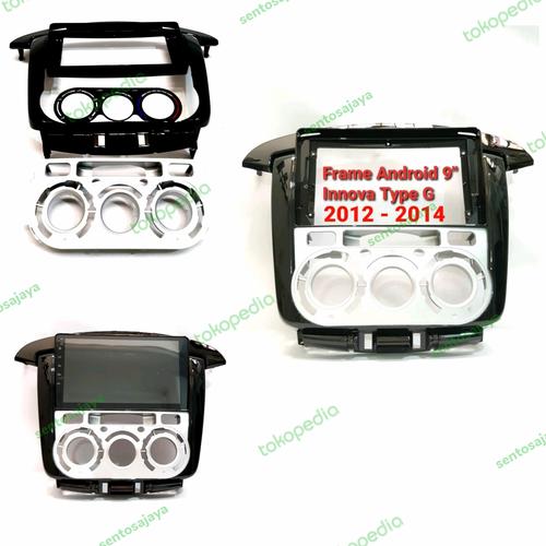 Jual Frame Head Unit Android 9 Inch Toyota Innova Tipe G Tahun 2012 ...