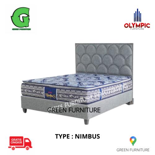 Jual springbed matras spring bed kasur olympic nimbus (full set ...
