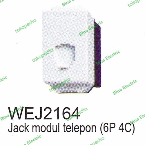 Jual Mata Stopkontak Telepon Panasonic WEJ2164 Putih Outlet Telpon ...