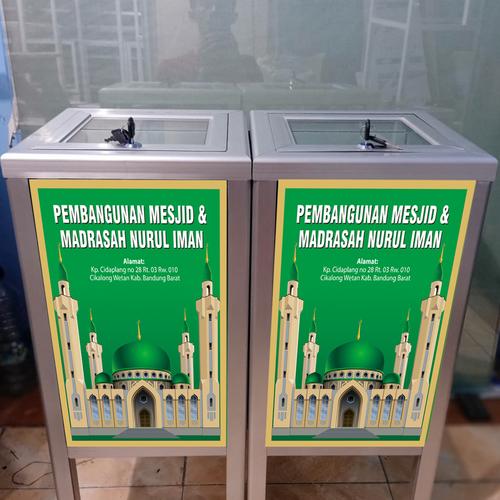Jual stiker vinyl kotak amal masjid - Kota Tangerang Selatan ...