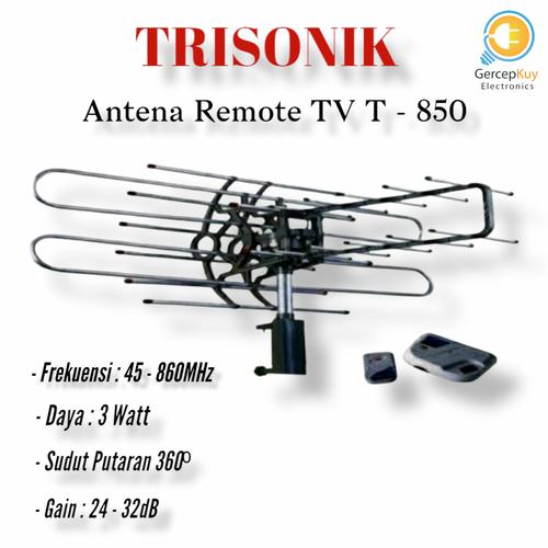 Promo Antena TV Digital Trisonik T - 850 / Antena Remote Digital - Kota ...