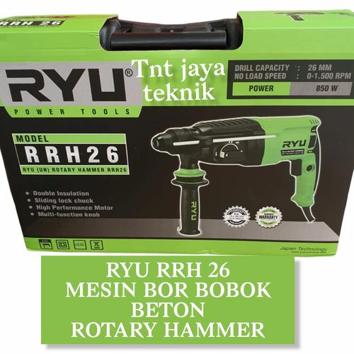 Jual MESIN BOR BOBOK BETON RYU RRH 26 / ROTARY HAMMER / MESIN BOR BETON - Jakarta Barat - TNT ...