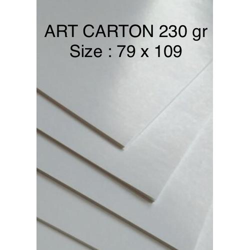 Jual Art Carton 230 gr uk 79 x 109 cm / 5 lbr bisa request potong ...