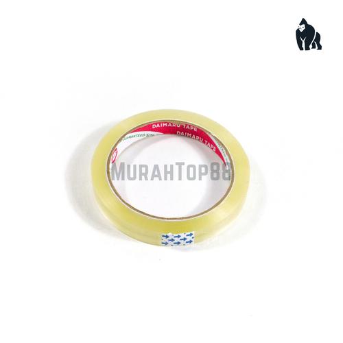 Jual Isolasi Bening 1/2 Inch / Selotip Kecil Daimaru 12 mm x 72 yard ...