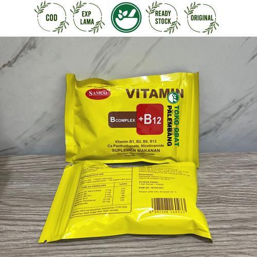 Promo VITAMIN B COMPLEX + B12 SAMCO 100KAPLET BETOMINPLEX - Kota ...