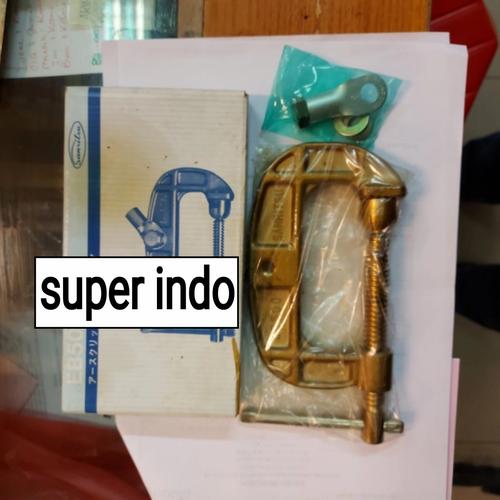 Jual Grounding clip / Earth clip clamp C 500Amp merk Sanritsu EB500 ...