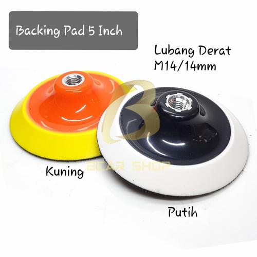 Jual Backing Pad 5 inchi M14 - Hitam + Putih - Jakarta Barat - Bear ...