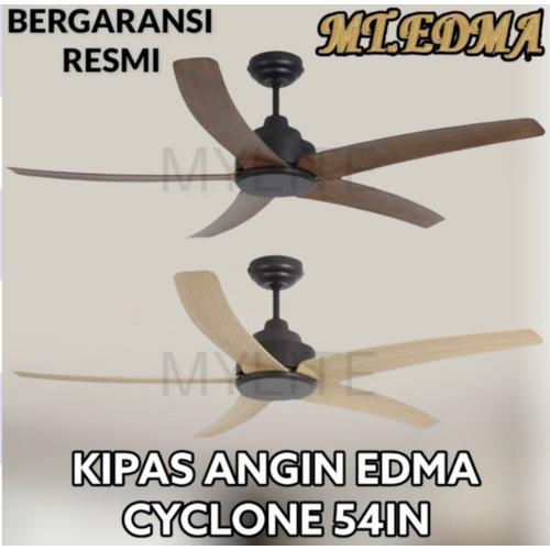 Jual Kipas Angin Ceiling Fan Dekorasi MT Edma Cyclone 54in With Remote ...