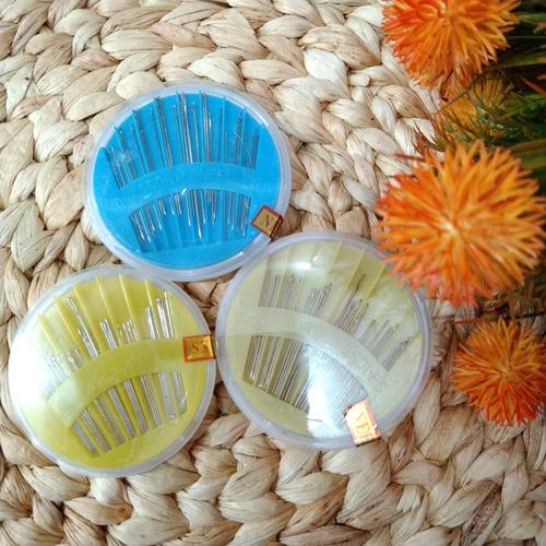 Jual Jarum Jahit Tangan/ bundar/Jarum 1 Set/Jarum Tangan Abc Serbaguna ...