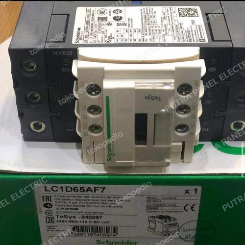 Jual LC1D65F7 110V SCHNEIDER KONTAKTOR 80A 3P - Jakarta Pusat - PUTRA ...