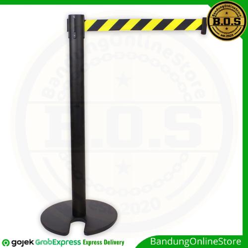 Jual Tiang Antrian Tali Kuning Hitam Krisbow Tiang Stand Pembatas ...