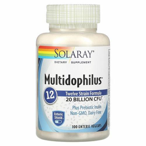 Jual Solaray, Multidophilus 12 Strain Formula, 20 Billion CFU, 100 Caps ...