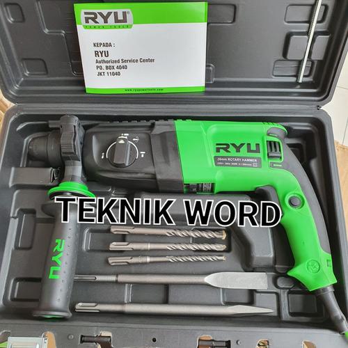 Jual MESIN BOR BOBOK BETON RYU RRH 26/ ROTARY HAMMER RYU MESIN BOBOK BETON - Jakarta Barat ...