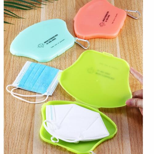 Jual NEW dust proof mask case box tempat kotak masker transparan n95 ...