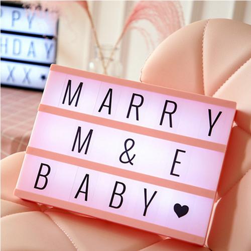 Jual Lampu Neon Box A4 Message Letter Light Box Neon Box BESAR 1020-300 ...