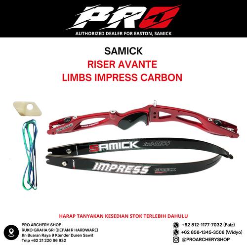 Jual BUSUR SAMICK RISER AVANTE LIMBS IMPRESS CARBON BOW ILF /BOWSET ...