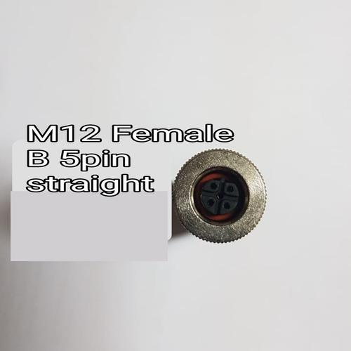 Jual socket connector M12 B code 5 pin Female straight - Jakarta Barat ...