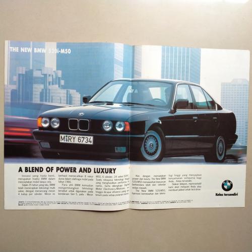 Jual Iklan jadul Mobil The New BMW 520i-M50 - original dari majalah ...