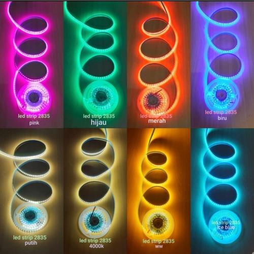 Jual Lampu LED Strip Mata Rapat 2835 600leds 5Meter DC12V IP20 ...