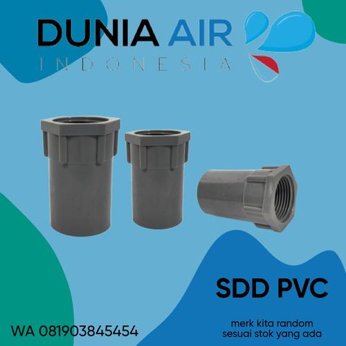 Jual SDD PVC AW 1/2" SOCKET SOKET SOK DRAT DALAM PVC 1/2 INCH IN - Kota ...
