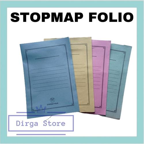 Jual Stopmap Map Kertas Dokumen File Bisnis Berkas Data Kantoran Folio ...
