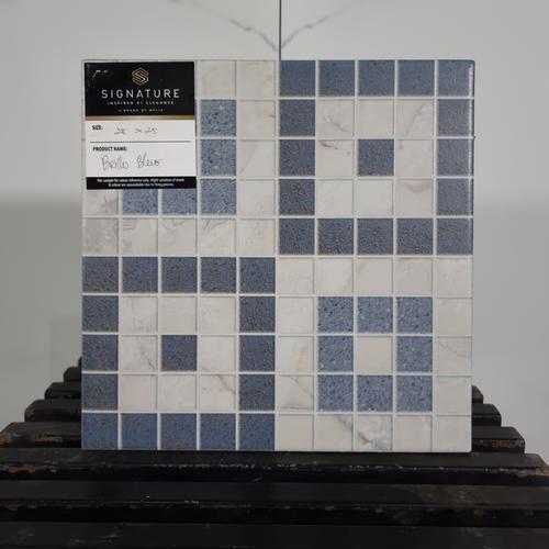 Jual Keramik Lantai Mulia Signature BRILLO Series 25x25 cm Kw1 - BLUE ...