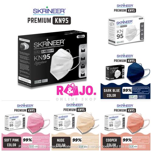Jual Skrineer Masker KN95 5ply Earloop Premium Surgical Face Mask ...