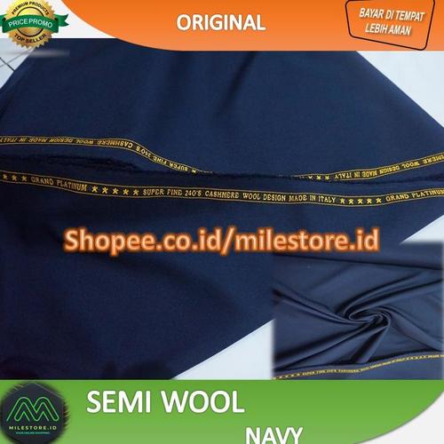 Jual Bahan Kain Pdh Navy Seragam Dinas Pns/Asn/Pemda/Guru/Kain Navy ...