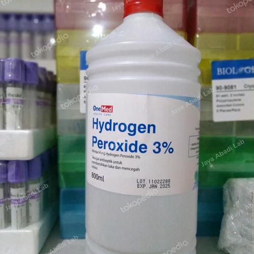 Jual hydrogen peroxide h2o2 3% antiseptik hidrogen peroksida 800ml 800 ...