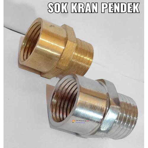 Jual Sok Keran Drat Luar /Socket Kran - Putih, 1/2 Pendek - Kota Bogor ...