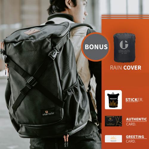 Promo Tas Ransel Traveling Backpack URBAN FACTOR STOCKY Water repellent ...