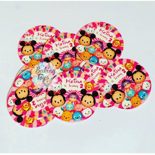 Jual Sticker Birthday Tempelan Ulang Tahun Pudding / Box Ultah - Tsum ...