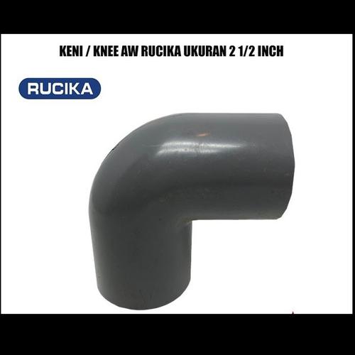 Jual Keni 2,5 Inch AW Rucika Elbow L Knee Sambungan Keni 2.5 Inch PVC ...