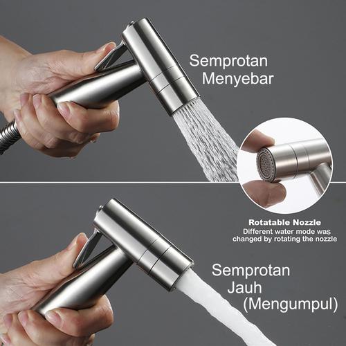 Jual 2 Functions Stainless 304 Jet Shower Toilet Gun, Pistol Semprot ...