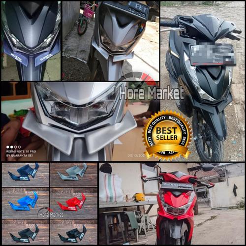 Jual WINGLET BEAT DELUXE 2020 2021 2022 ALL NEW BEAT STREET - HITAM ...